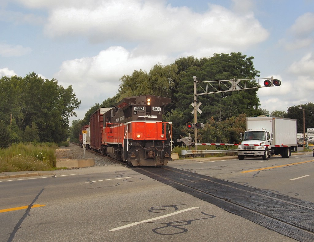 Train PR2 at the Lonsdale Yard Limits